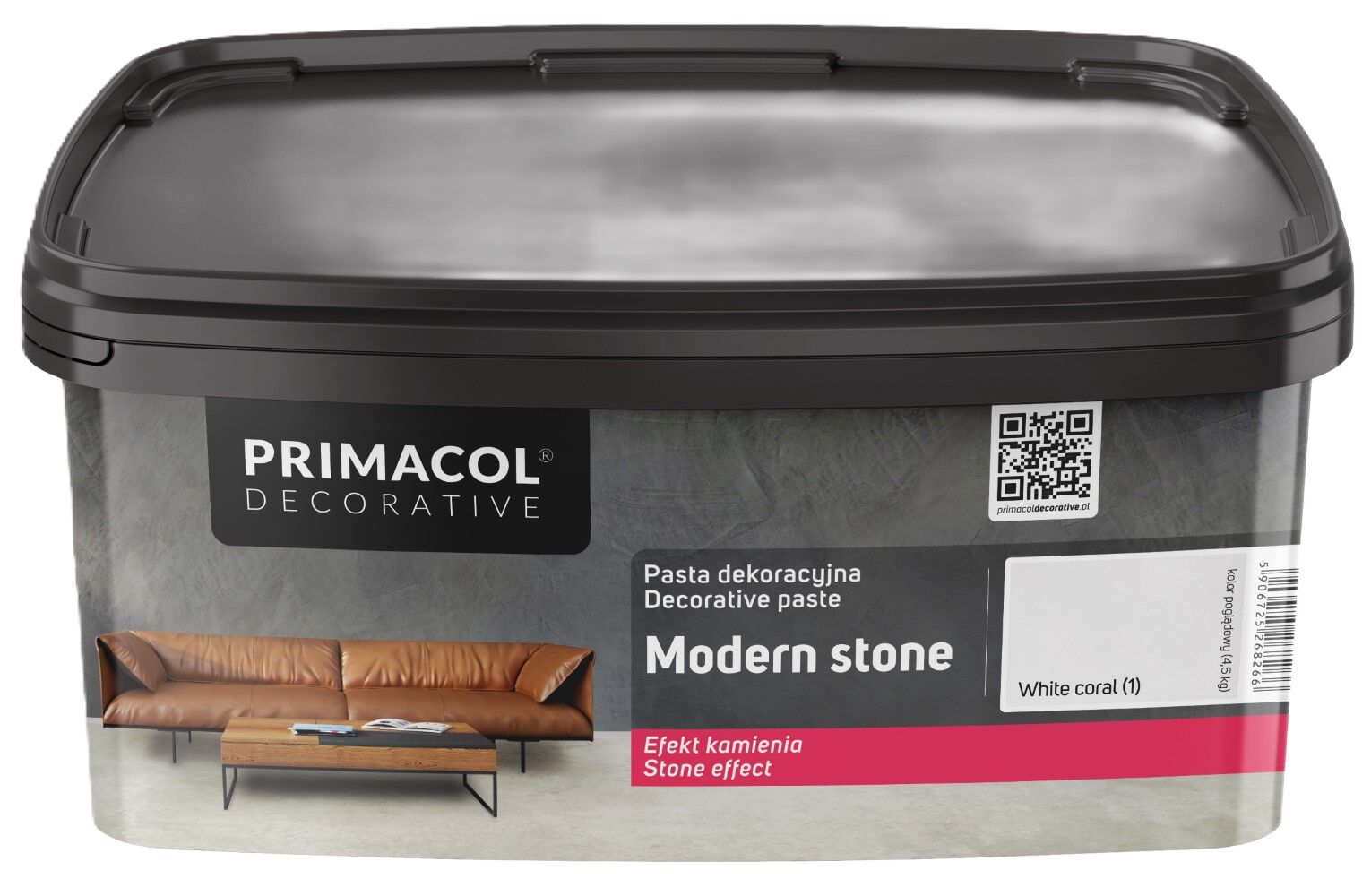 Masa dekoracyjna Modern Stone White Coral 4,5 kg - Bricomarche.pl