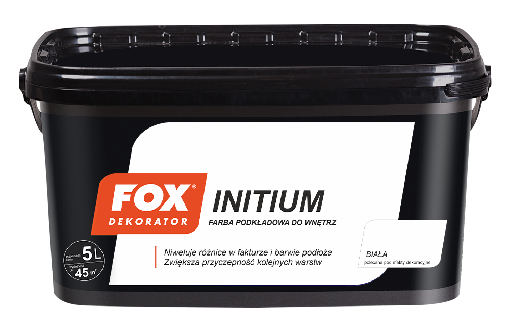 Farba podkładowa INITIUM 5 l FOX Dekorator - Bricomarche.pl