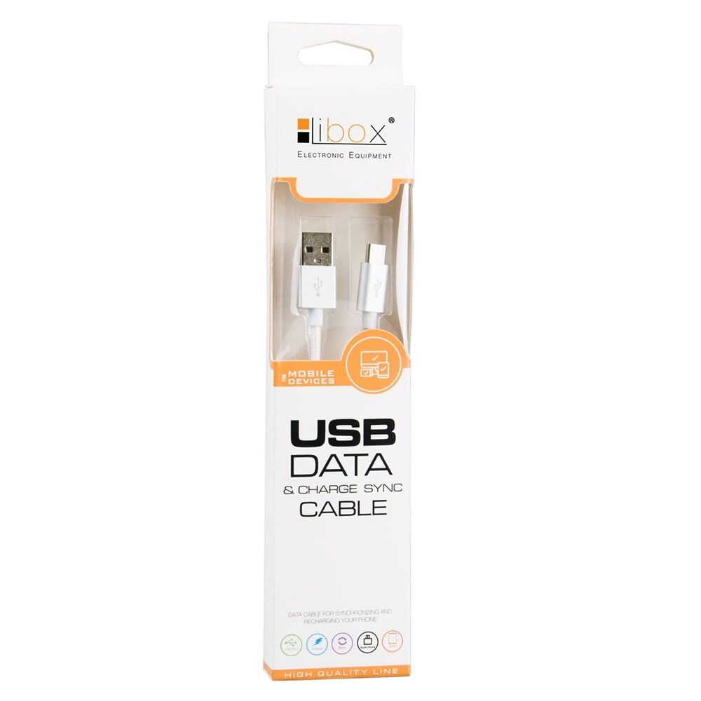 Kabel USB - micro USB 1 m 2 A hq LB0096 Libox - Bricomarche.pl