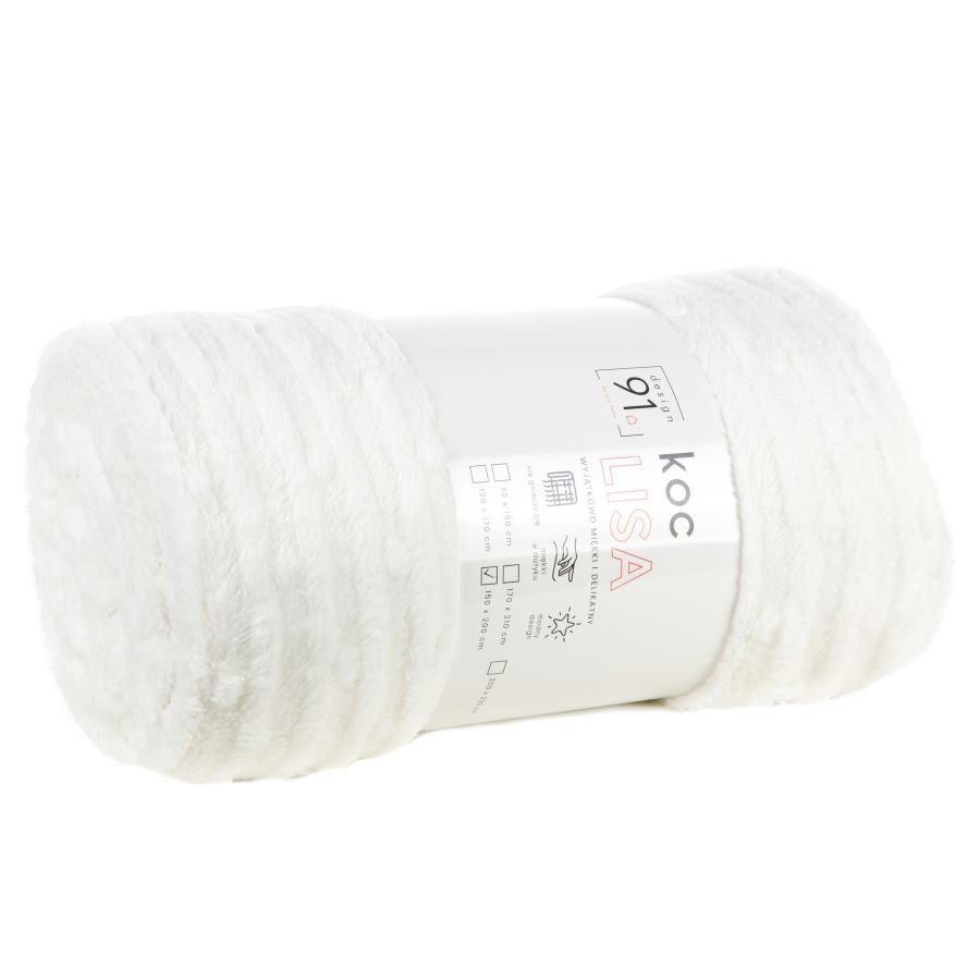 Koc Lisa 200 x 220 cm biały - Bricomarche.pl