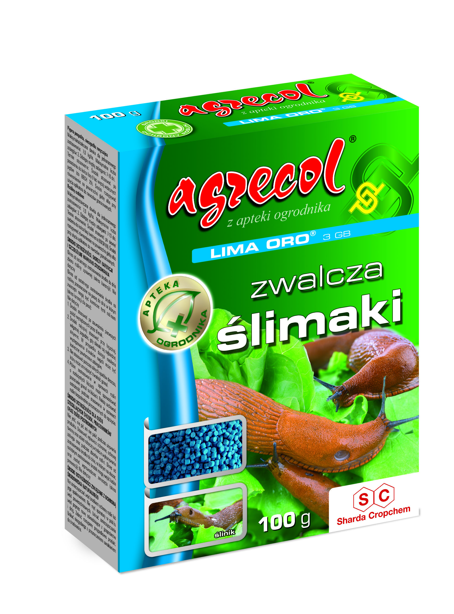 Środek ślimakobójczy Lima ORO 3GB 100 g Agrecol - Bricomarche.pl