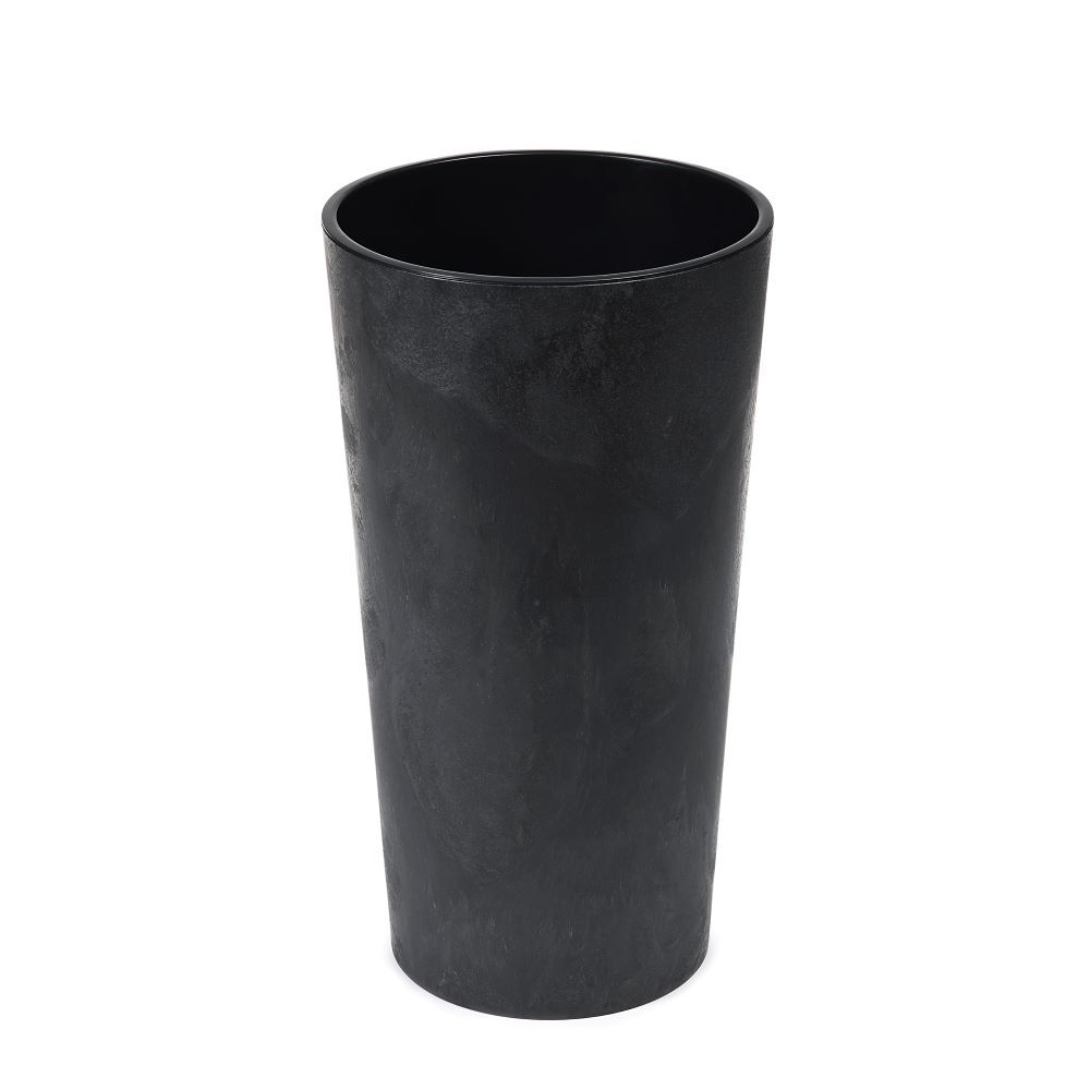 Donica Lilia Eco Recycled 19 cm beton czarny - Bricomarche.pl