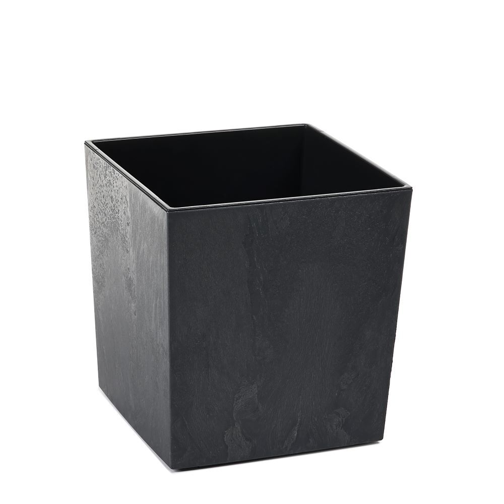 Donica Juca Eco Recycled 19 x 19 cm beton czarny - Bricomarche.pl