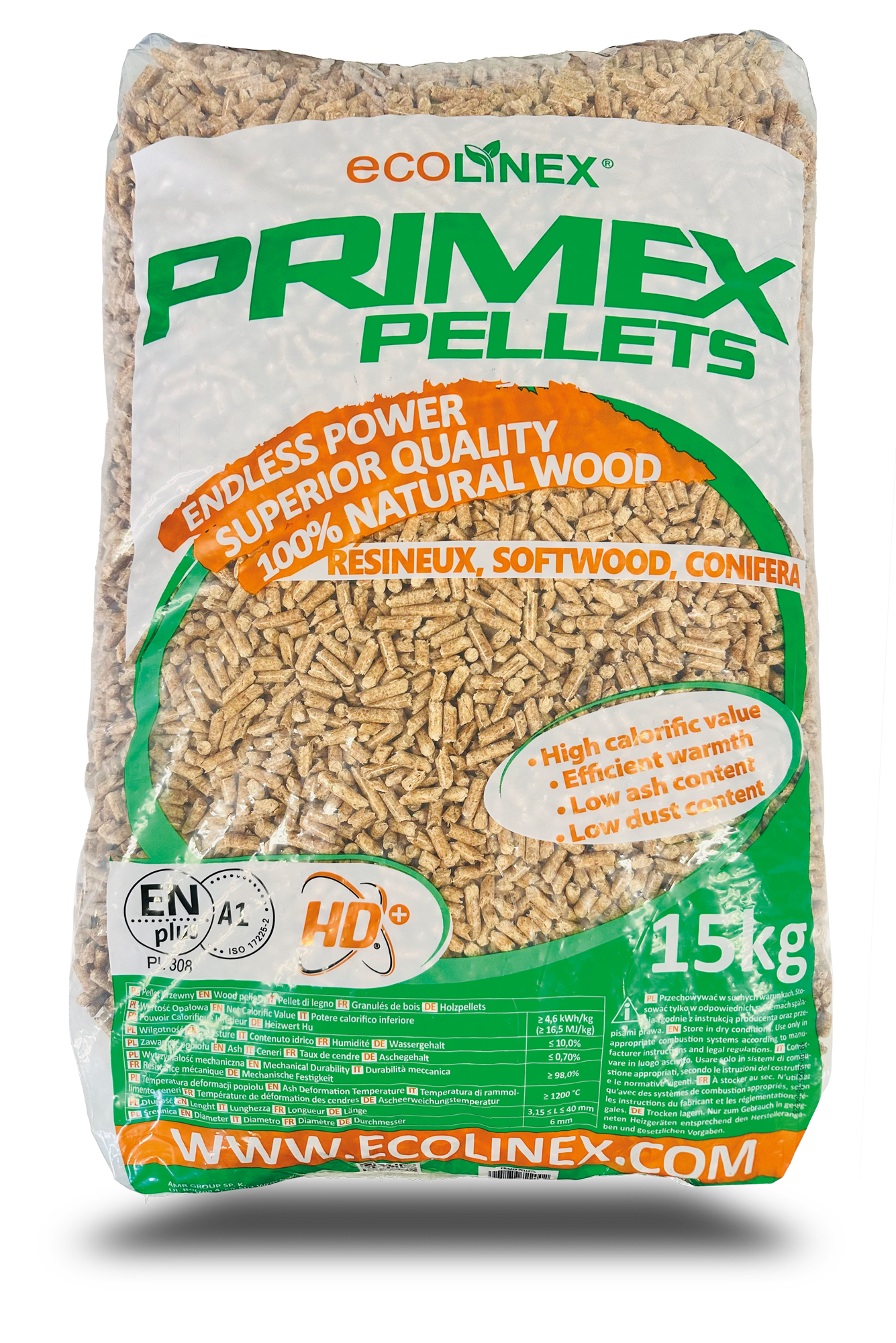 Pellet drzewny Primex A1 15 kg – sklep Bricomarche