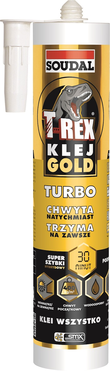 Klej hybrydowy T-REX Turbo 290 ml Soudal - Bricomarche.pl