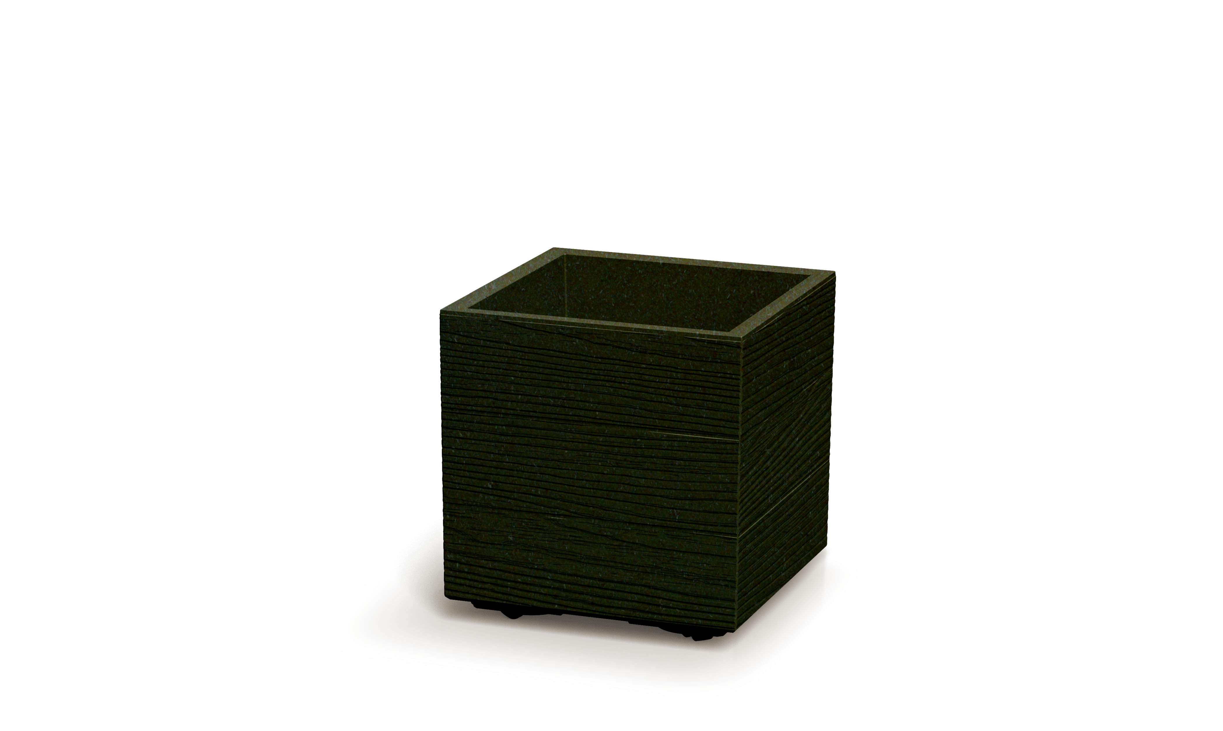 Doniczka DMA300W Madera Square Eco Wood kawa ECO FSC - Bricomarche.pl