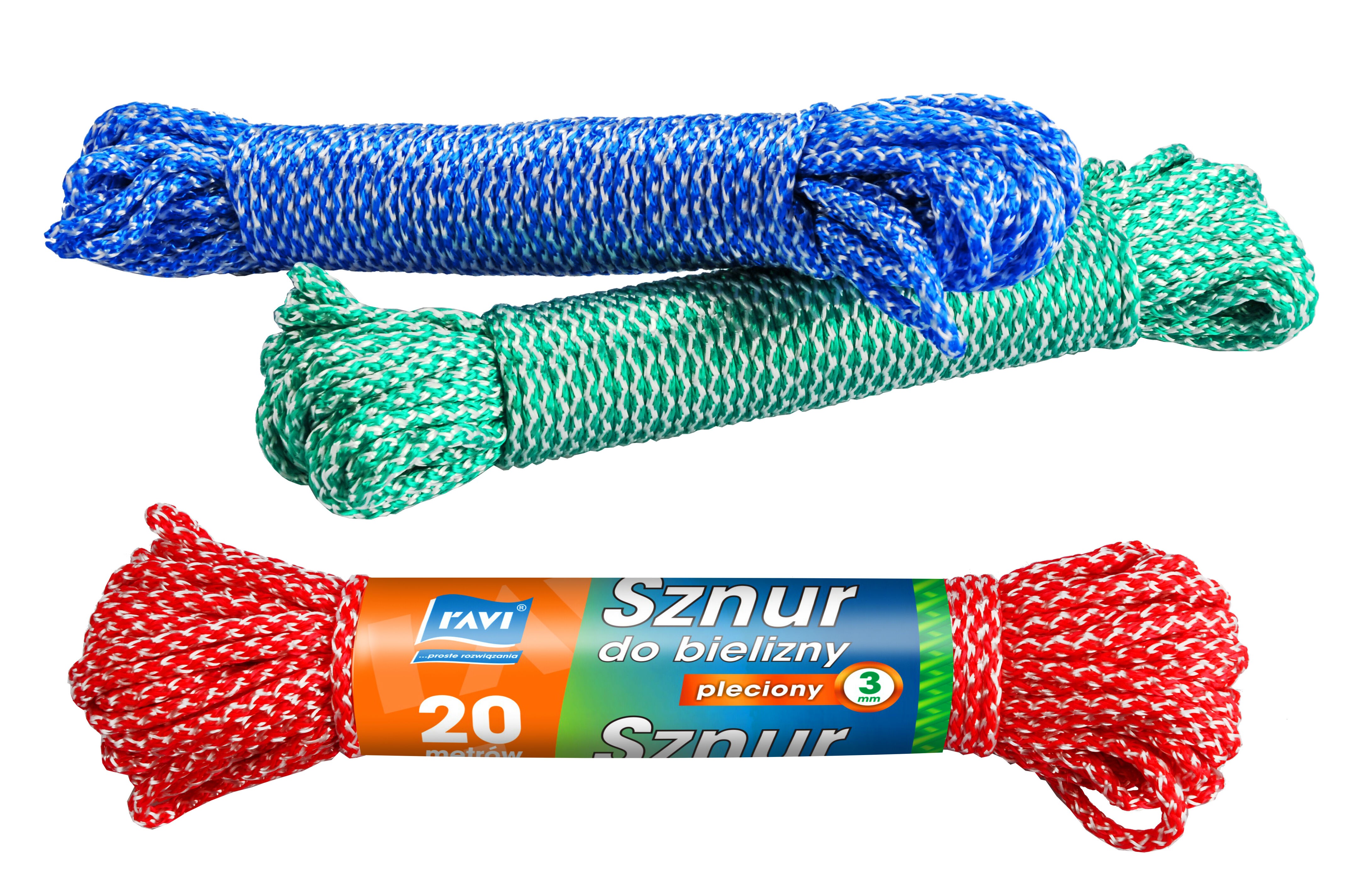 Sznur do bielizny pleciony 3mm, 20m - Bricomarche.pl