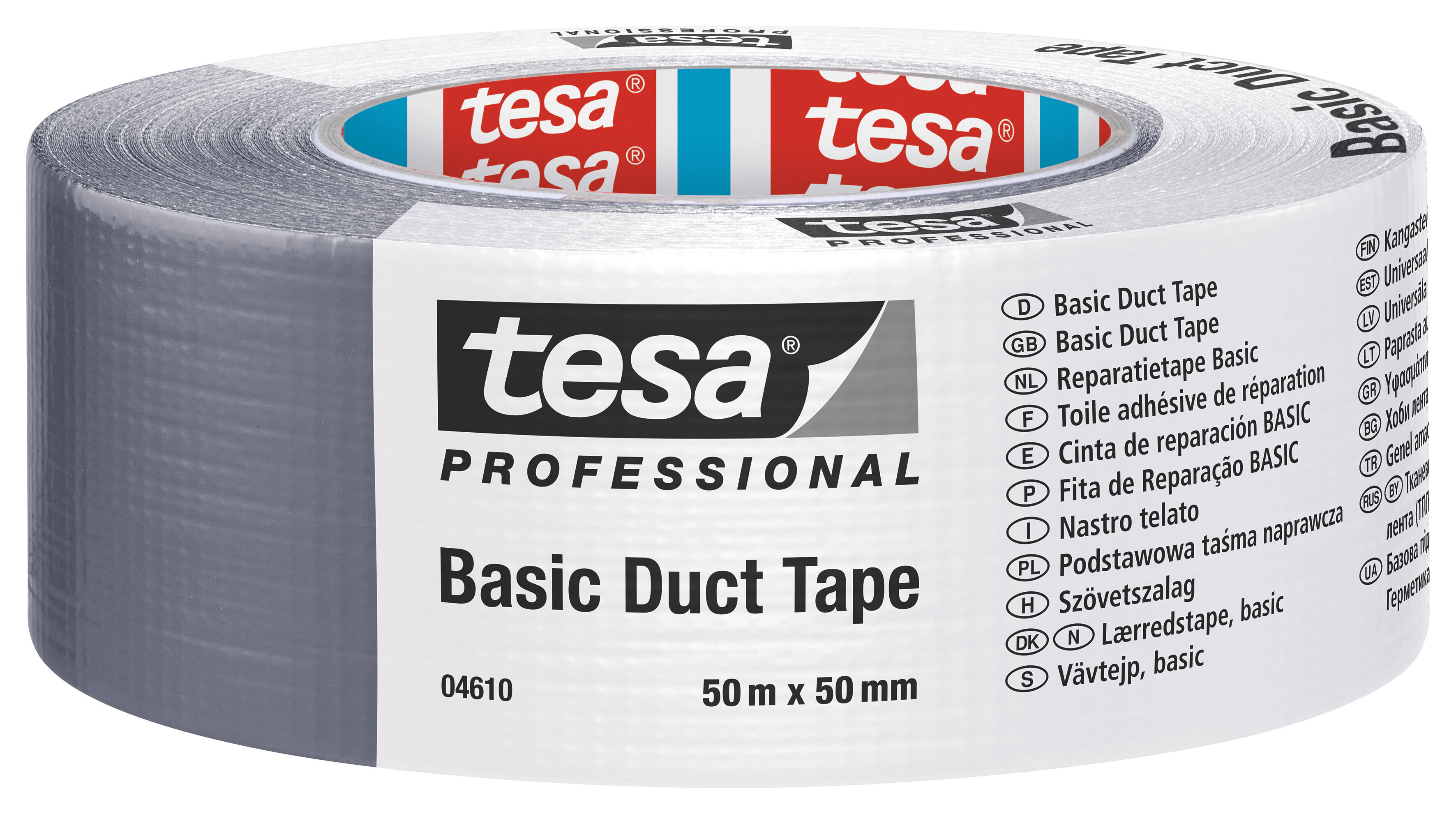 Taśma naprawcza, Basic, srebrna, 25 m x 50 mm, tesa - Bricomarche.pl Taśma naprawcza, Basic, srebrna, 25 m x 50 mm, tesa - Bricomarche.pl