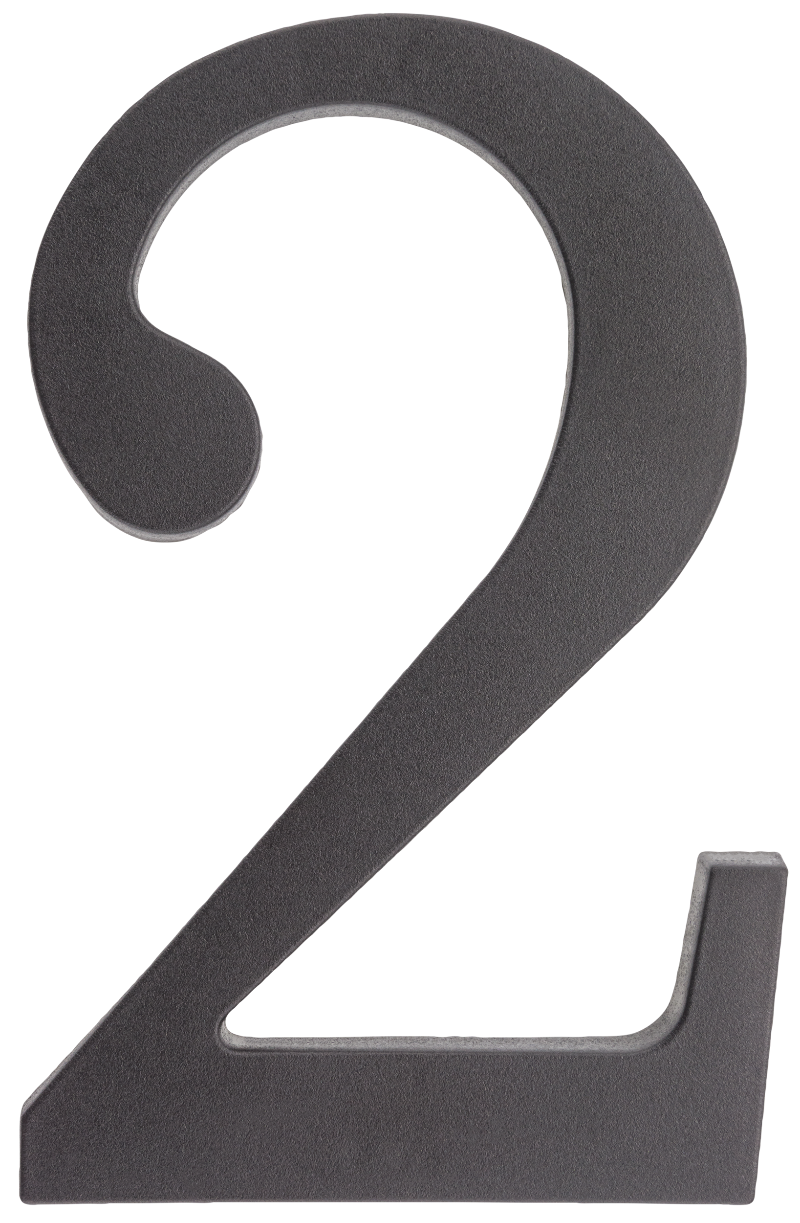 Cyfra plastikowa '2' czarna 180 mm - Bricomarche.pl