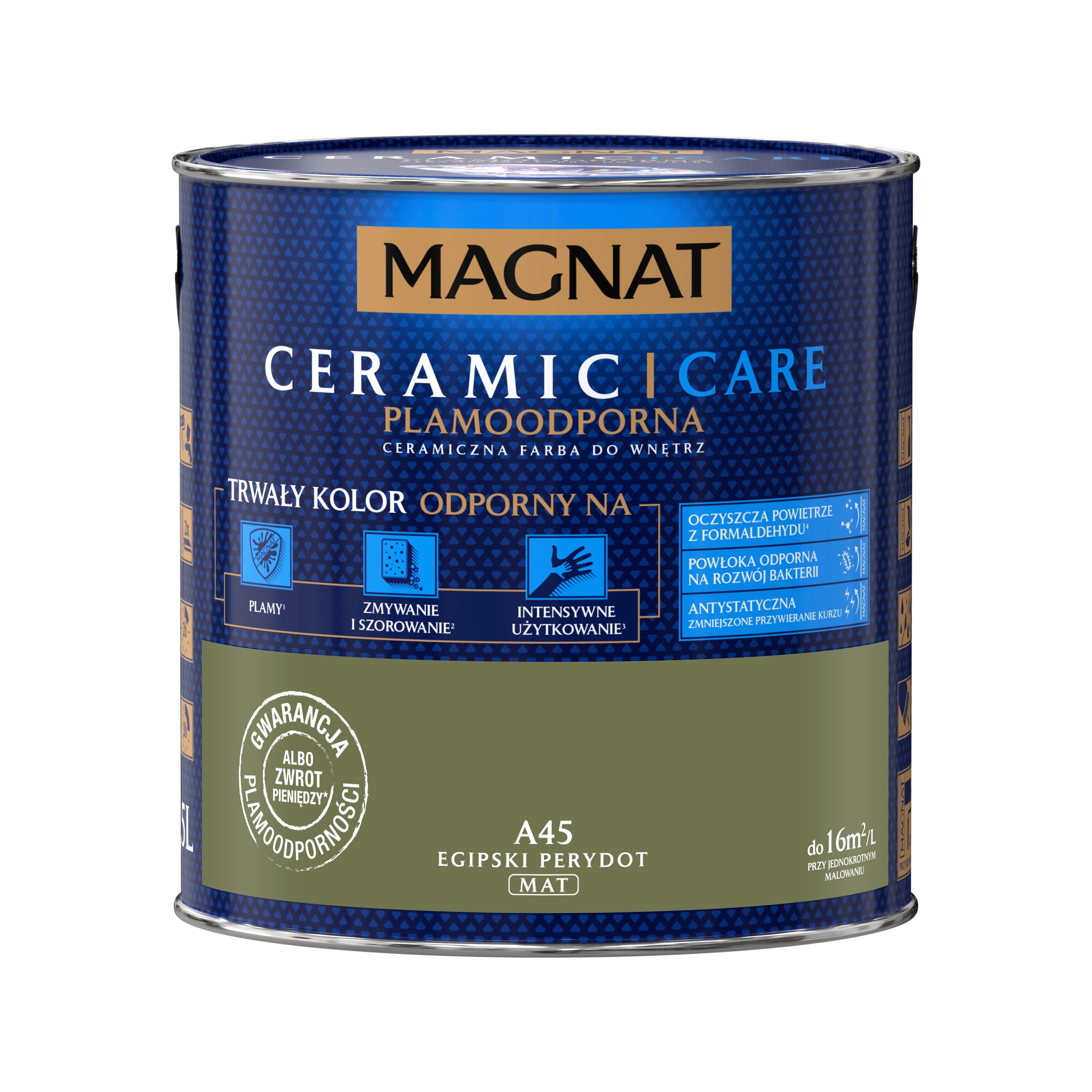 Farba ceramiczna MAGNAT Ceramic Care egipski perydot A45 2,5 l ...