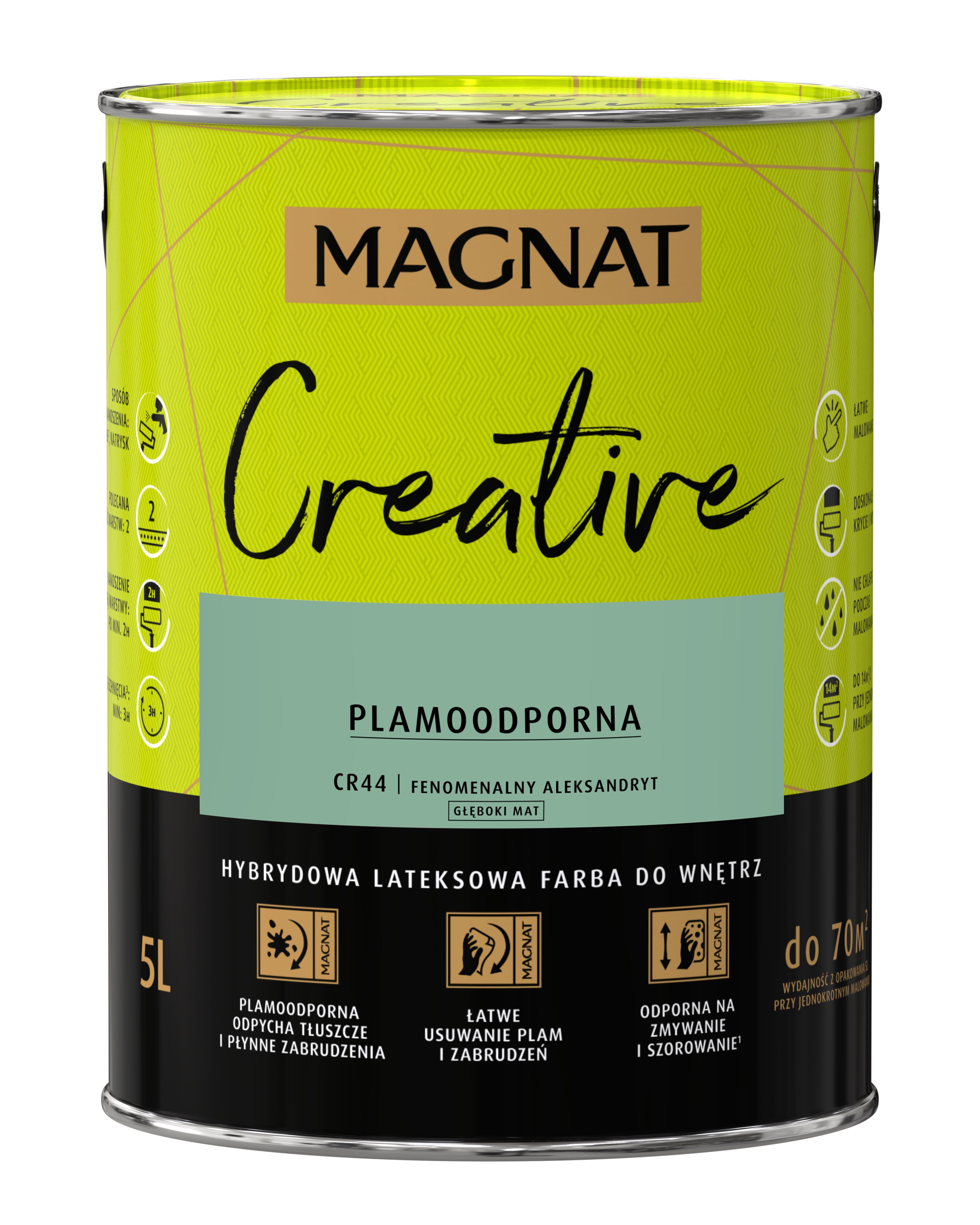 Farba lateksowa MAGNAT Creative fenomenalny aleksandryt 5 l ...