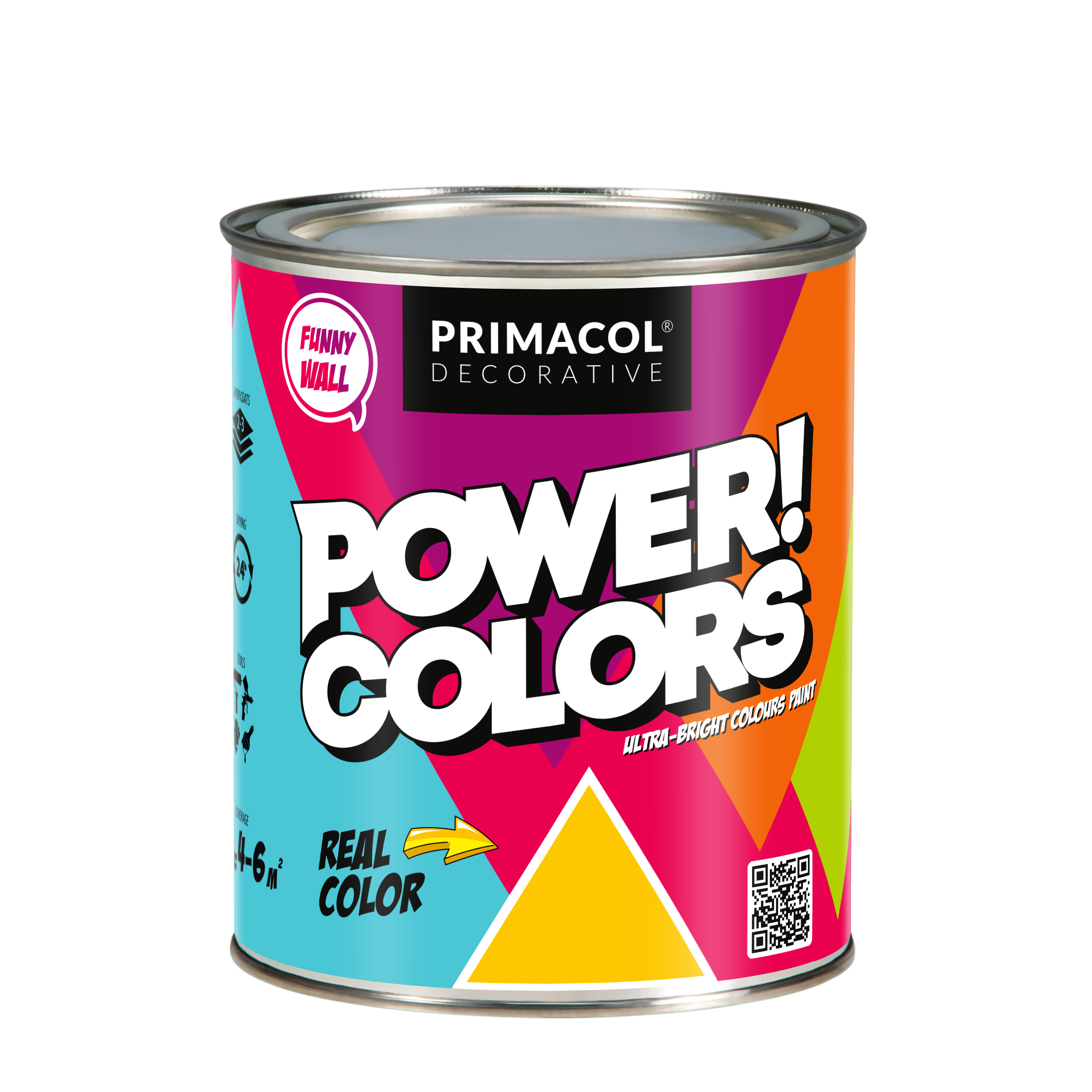 Farba Power!Colors Supernova yellow 0,75 l Primacol Decorative ...