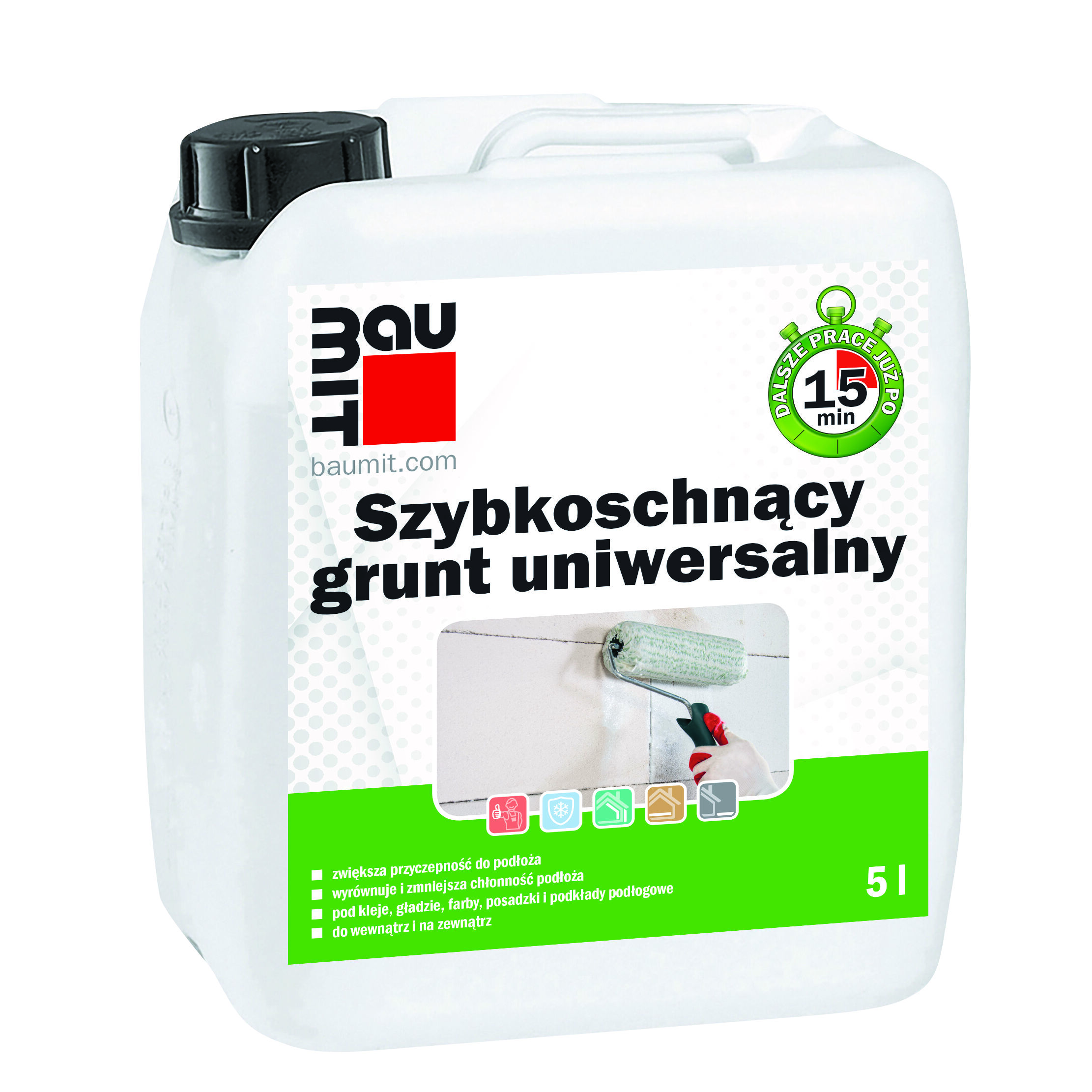 Szybkoschnący grunt uniwersalny 5 l Baumit - Bricomarche.pl Szybkoschnący grunt uniwersalny 5 l Baumit - Bricomarche.pl