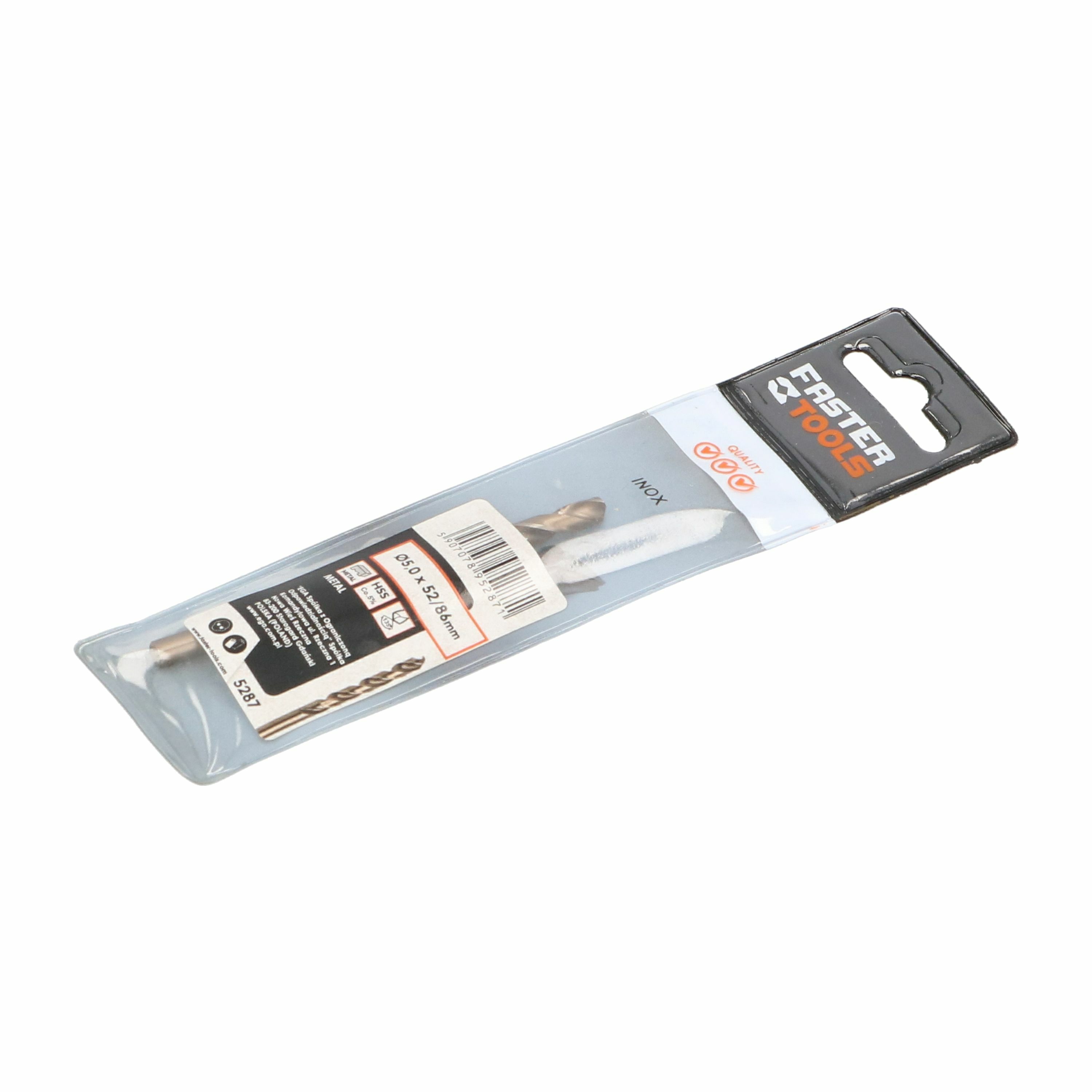 Wiertło do metalu kobaltowe 135˚ 5 mm FASTER TOOLS - Bricomarche.pl