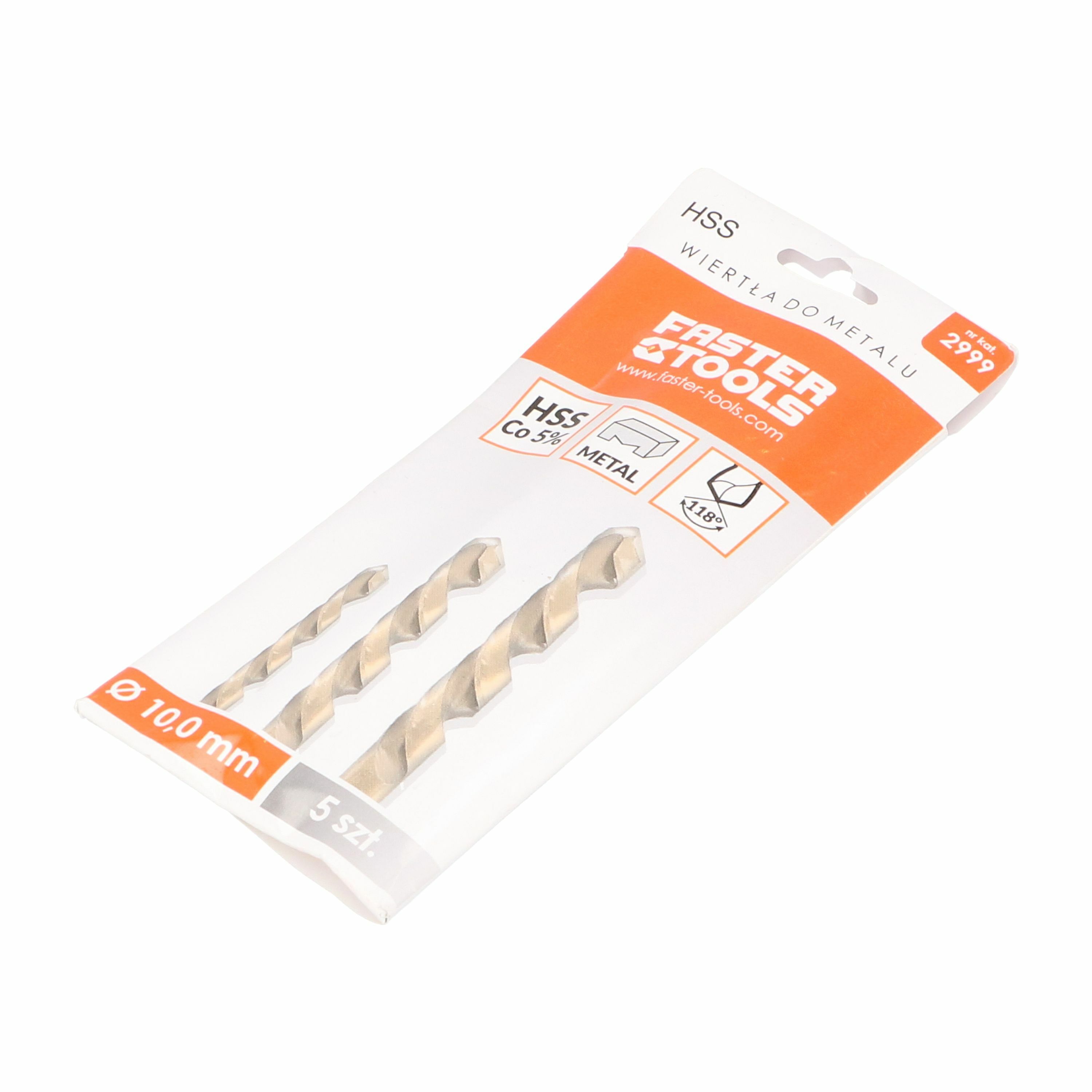 Wiertło kobaltowe do metalu 10 mm 10 szt. FASTER TOOLS - Bricomarche.pl