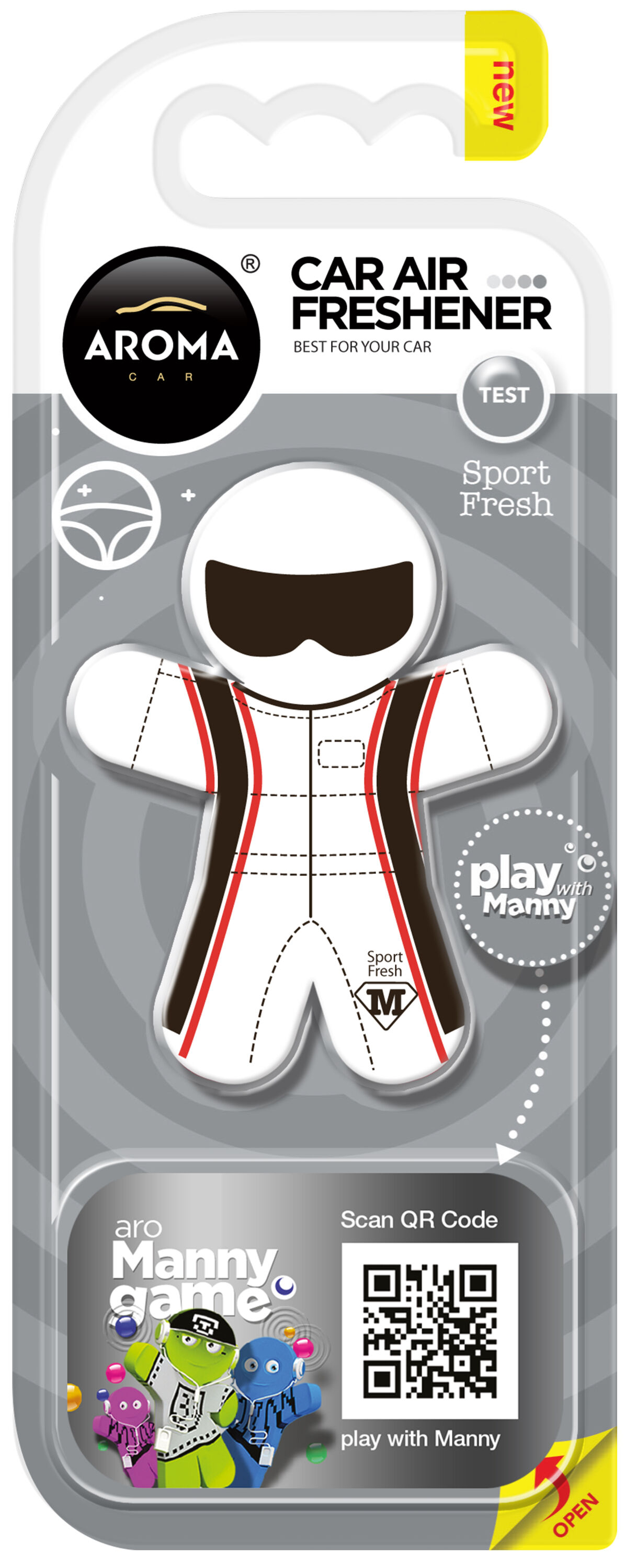 Zapach do auta Manny sport fresh Aroma - Bricomarche.pl