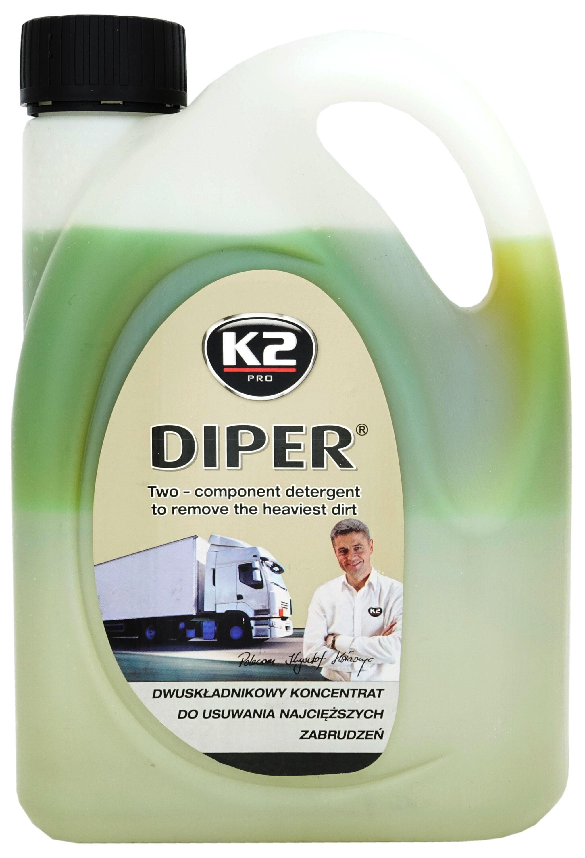 Dwuskładnikowy środek do mycia bezdotykowego DIPER 2 kg K2 - Bricomarche.pl