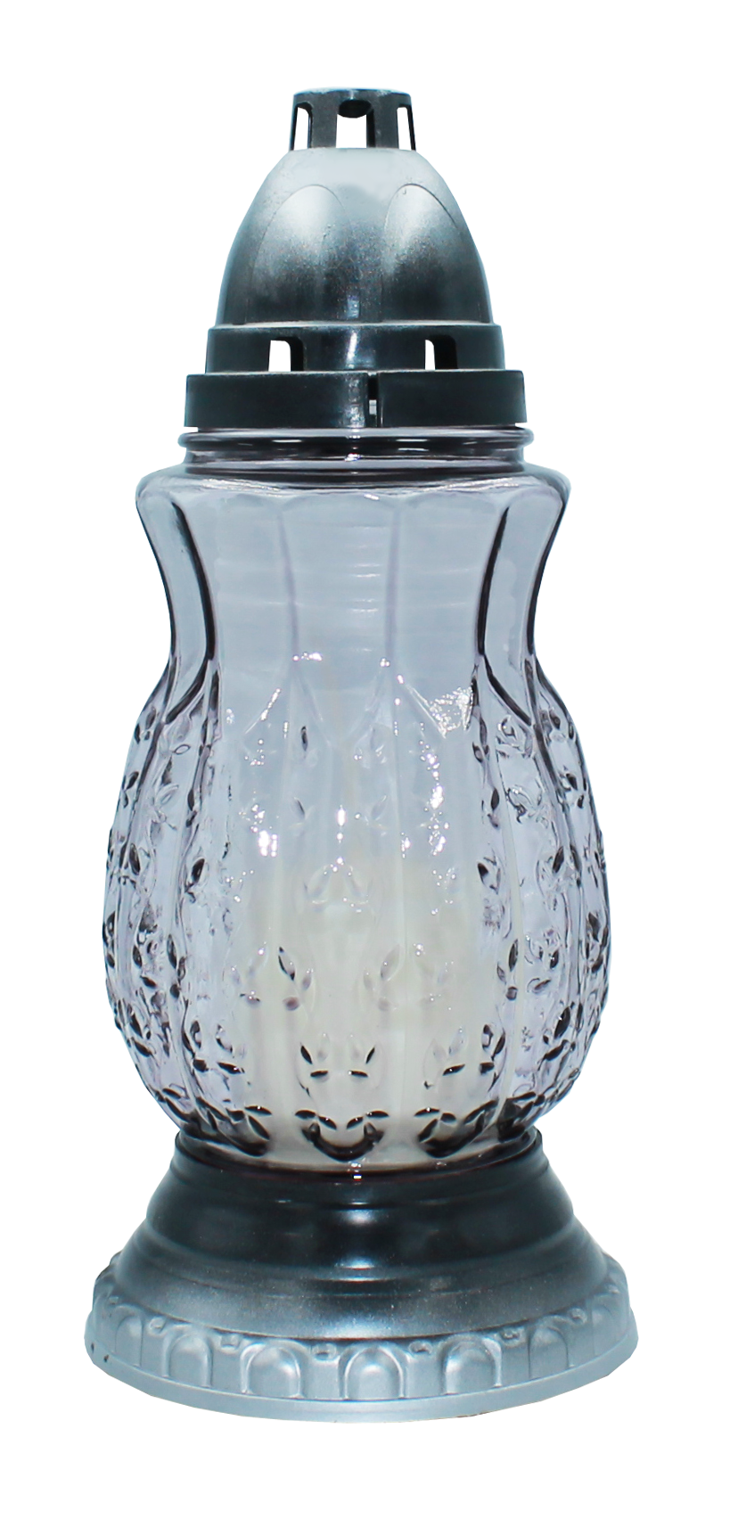 Znicz szklany Z-413 Listek mały 27 cm mix - Bricomarche.pl