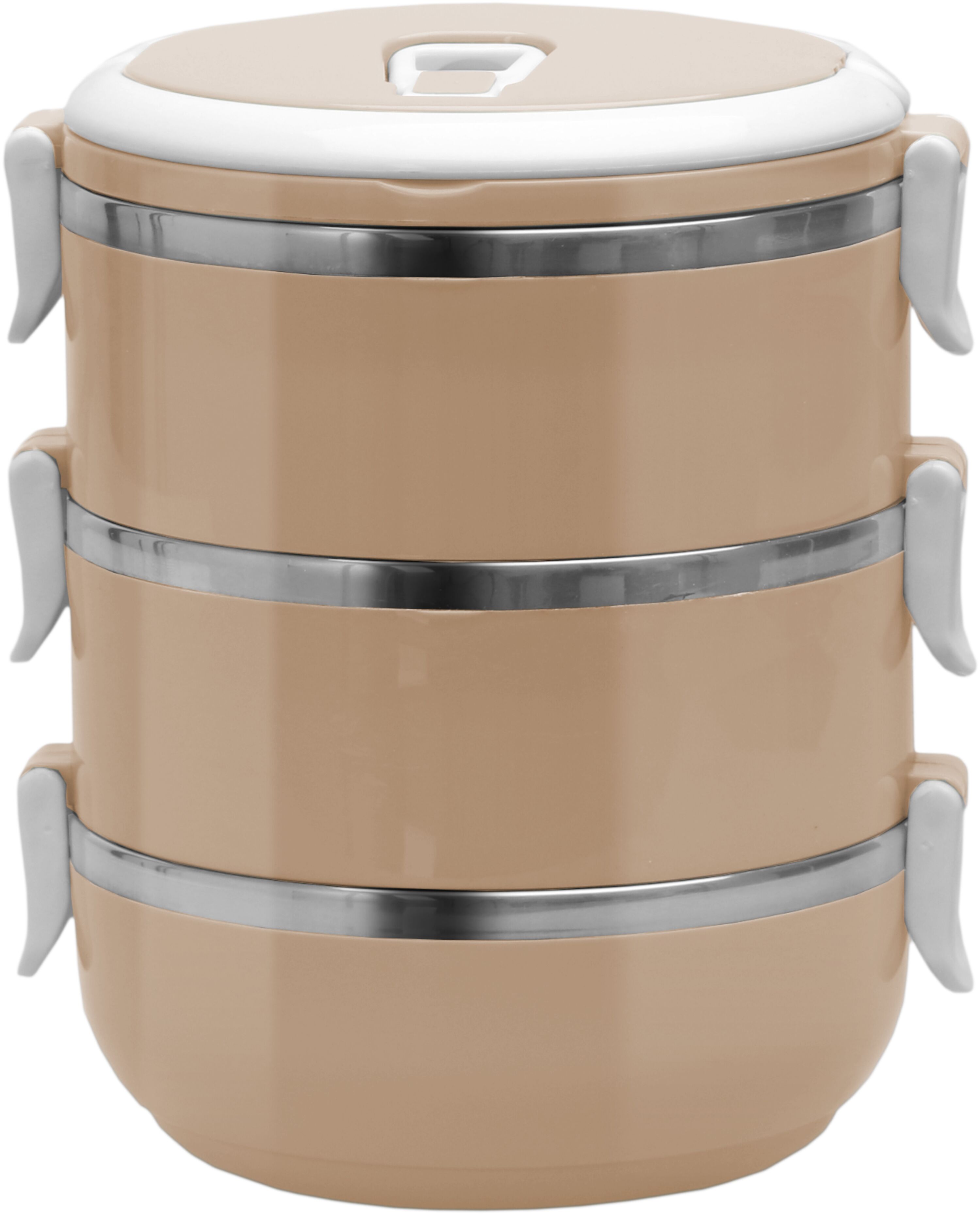 Termos obiadowy 3 komory Bento róż - Bricomarche.pl