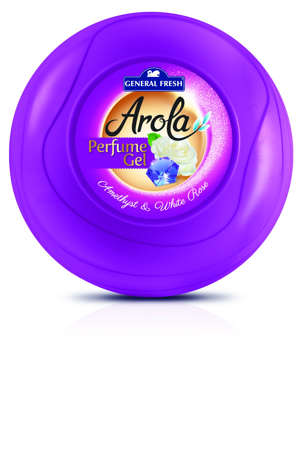 Odświeżacz w żelu kula fala Arola Perfum Gel 150 g Amethyst & White ...