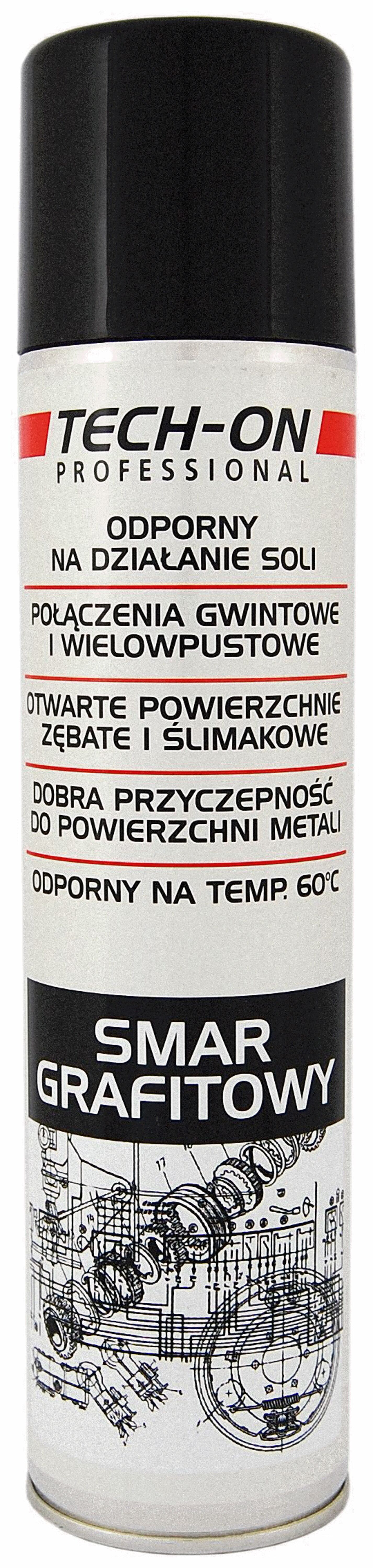 Smar grafitowy 400 ml TECH-ON - Bricomarche.pl