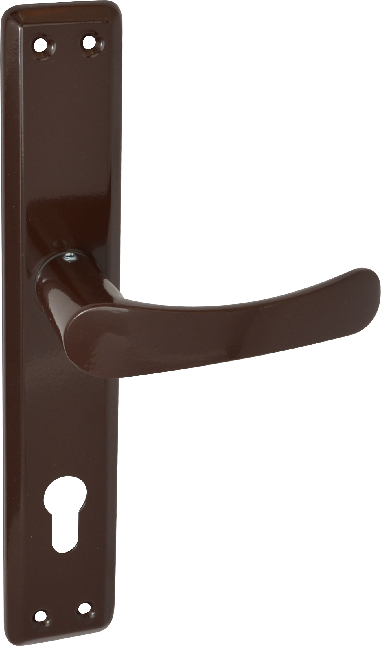 Klamka bramowa 90 WKL brązowa - Bricomarche.pl