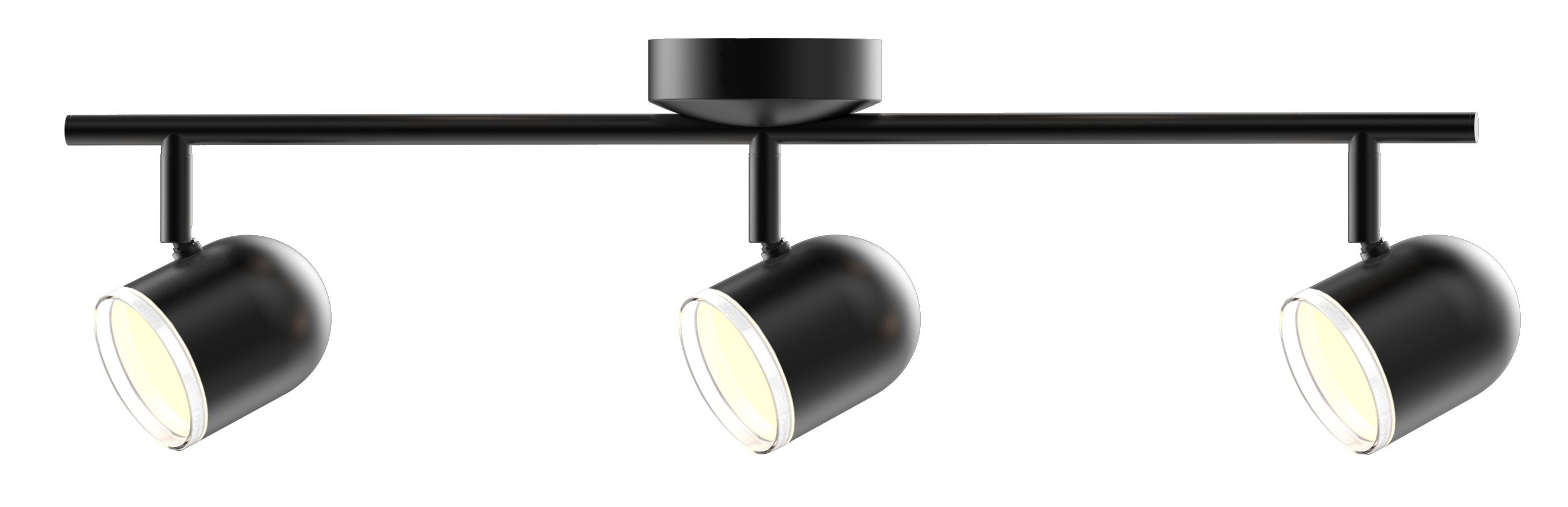 Lampa ścienno-sufitowa LED RAWI 3 czarna 3000K - Bricomarche.pl