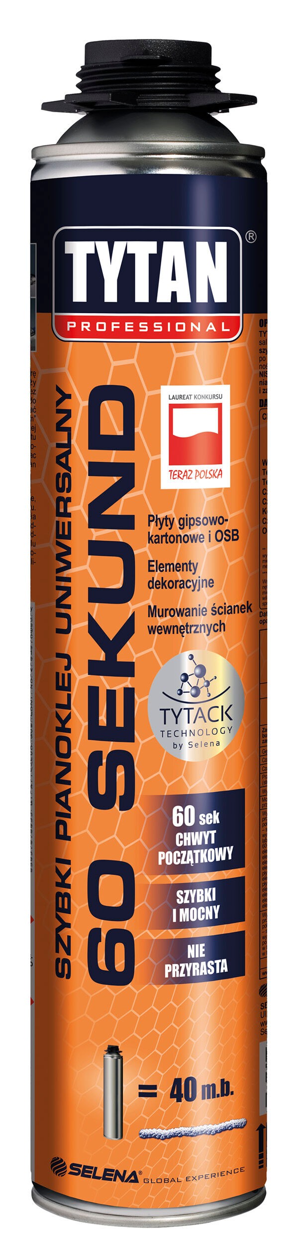 Pianoklej uniwersalny 60 Sekund 750 ml pistolet TYTAN PROFESSIONAL ...