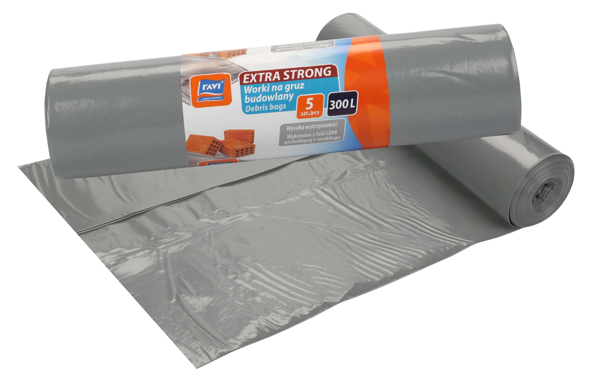 Worki Extra Strong na gruz 300 l 5 szt. - Bricomarche.pl
