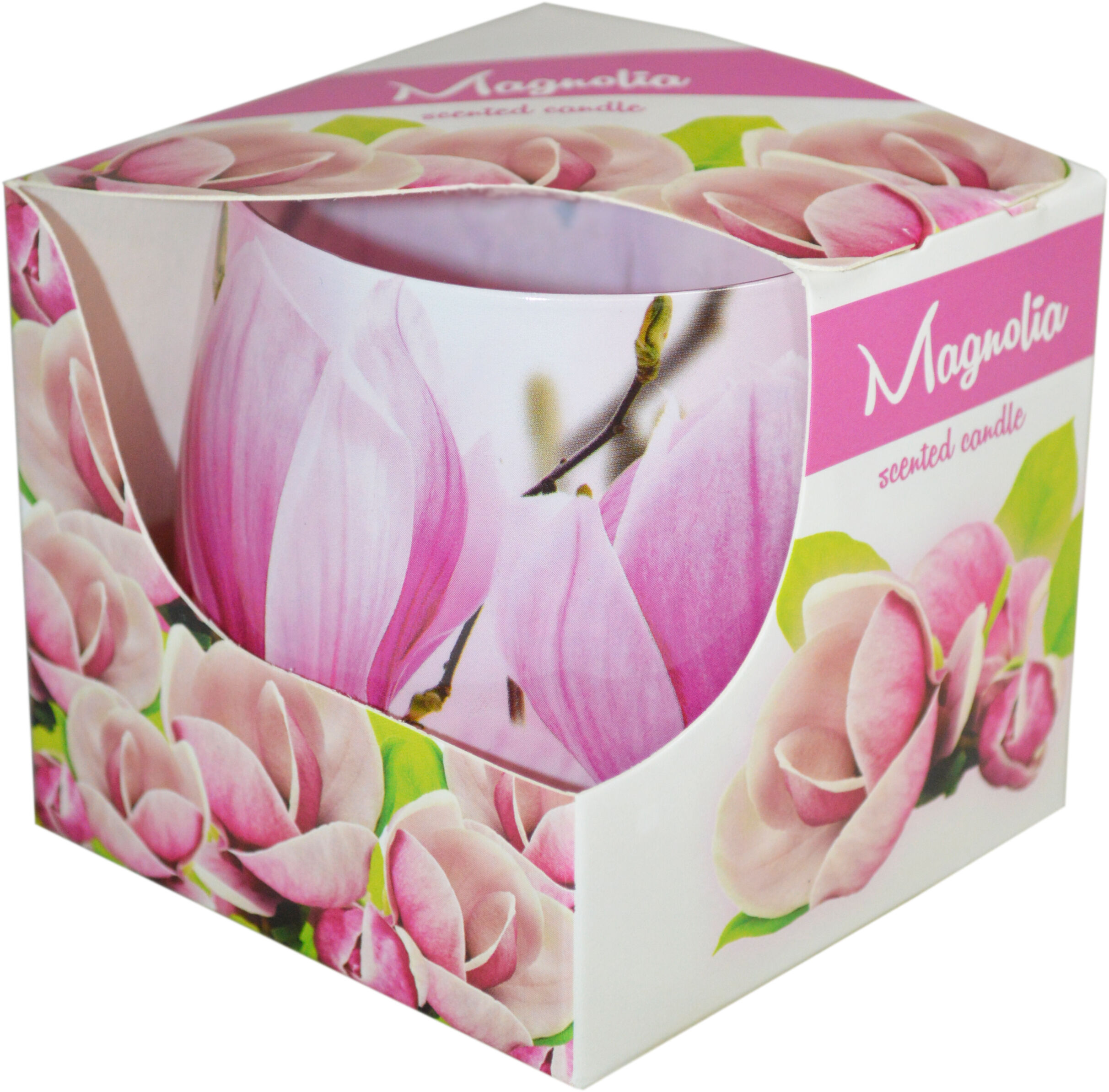 Świeca szklanka powlekana 100 g magnolia - Bricomarche.pl