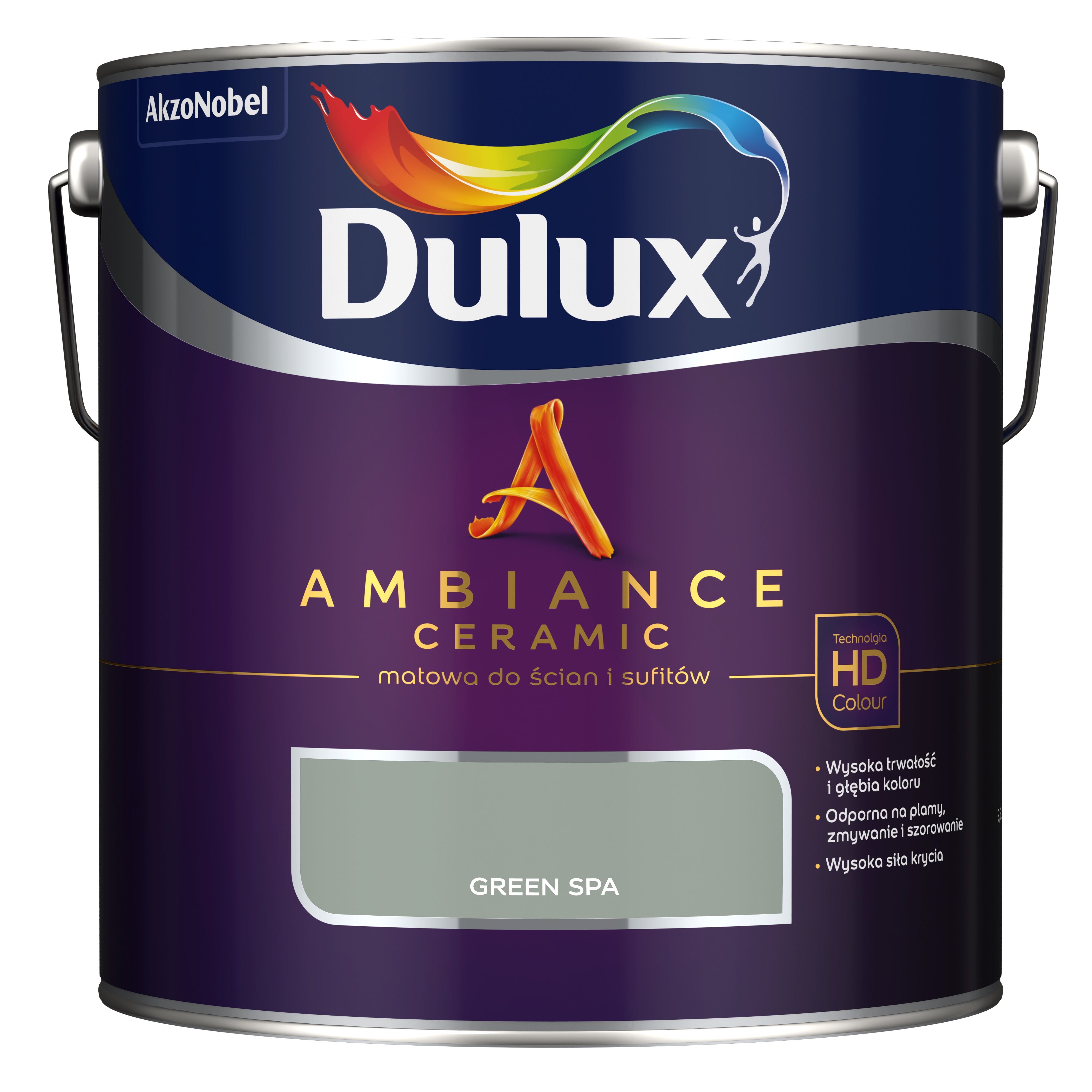 Farba ceramiczna AMBIANCE CERAMIC Green Spa 2,5 l Dulux - Bricomarche.pl