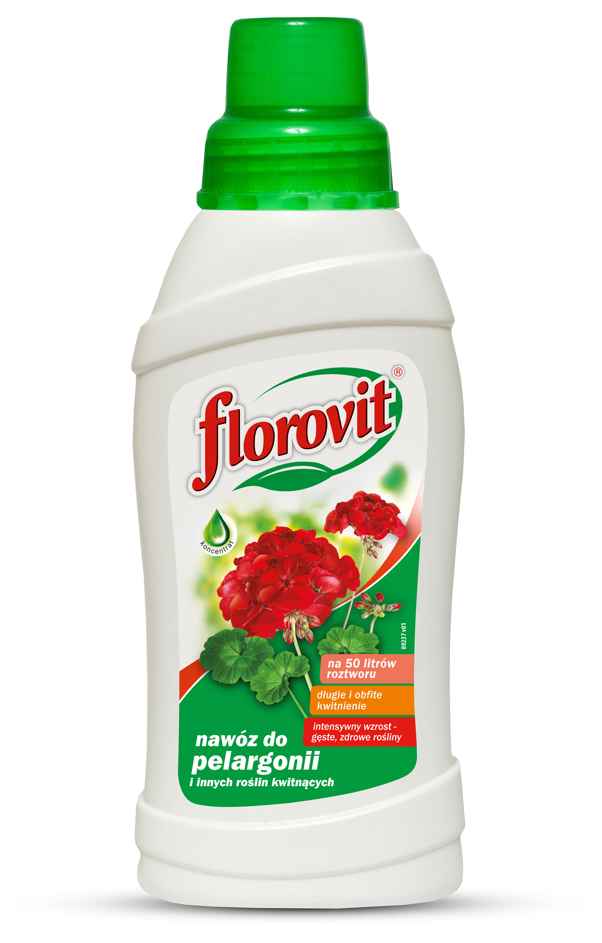 Nawóz do pelargonii i innych roślin kwitnących butelka 0,55 kg Florovit - Bricomarche.pl