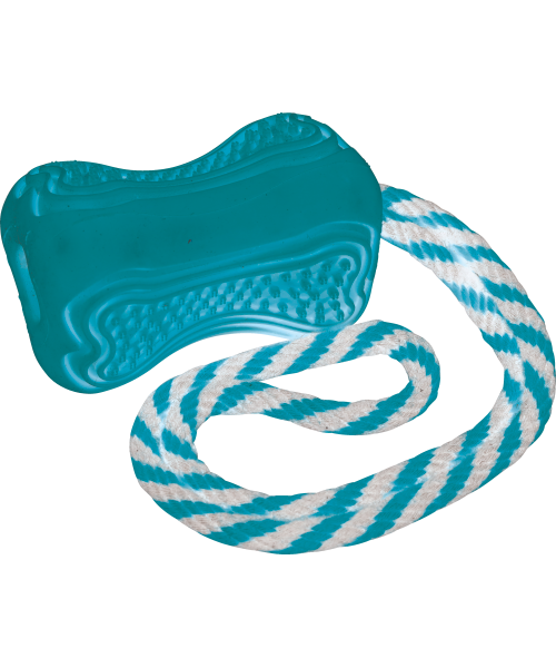 Zabawka kauczukowa ze sznurem TITAN S czerwony Zolux - Bricomarche.pl