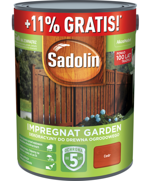 Impregnat do drewna Sadolin Garden Cedr 5,55 l - Bricomarche.pl