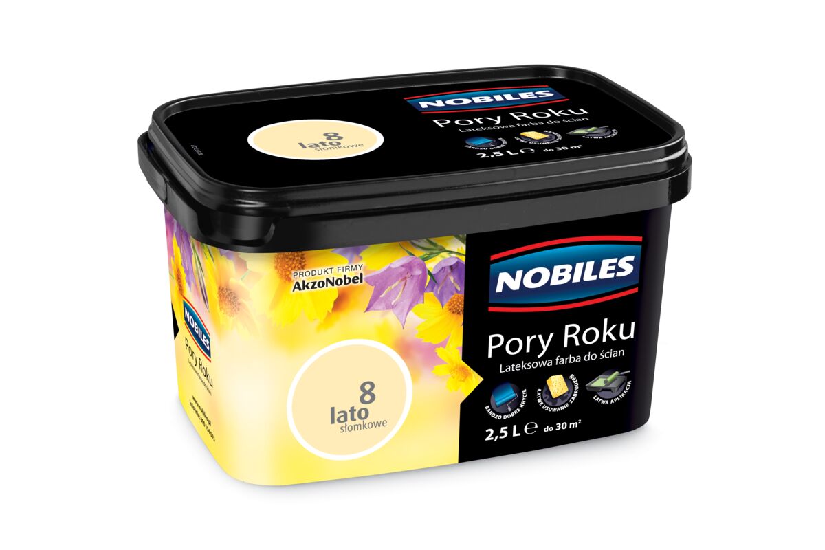 Farba lateksowa Pory Roku Lato Słomkowe 2,5 l Nobiles - Bricomarche.pl