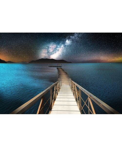 Obraz CANVAS SILVER 85 x 113 cm ST618 Jetty at night - Bricomarche.pl
