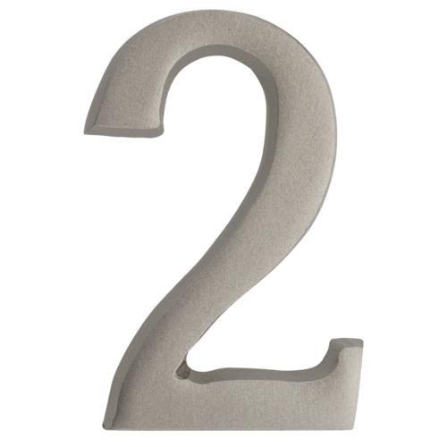 Cyfra "2" samoprzylepna nk/sat 50 mm - Bricomarche.pl