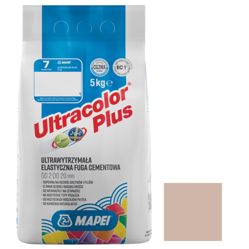 Fuga Ultracolor Plus 160 Magnolia 5 kg MAPEI - Bricomarche.pl