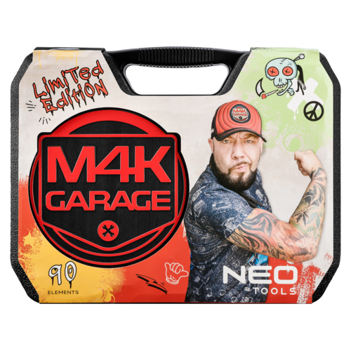 Zestaw narzędzi M4K Garage 90 elementów NEO - Bricomarche.pl