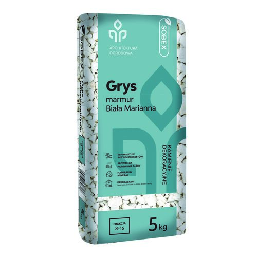 Grys marmur Biała Marianna 5 kg (8-16) Sobex - Bricomarche.pl