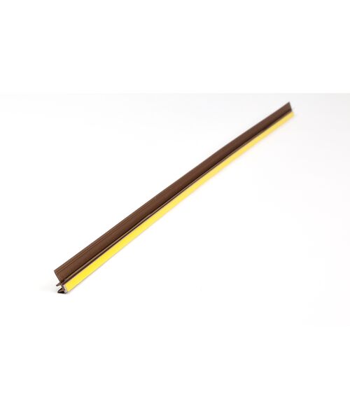 Listwa przyokienna 6 mm PVC z uszczelką brąz 2,5 m - Bricomarche.pl