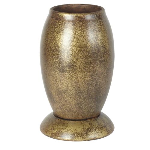 Wazon stożek 22 cm złoty - Bricomarche.pl