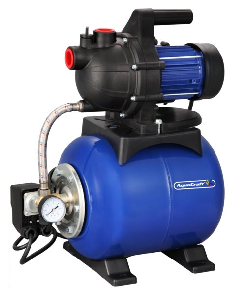 Hydrofor z pompą jednostopniową 800 W ze zbiornikiem 19 l, AQUACRAFT ...