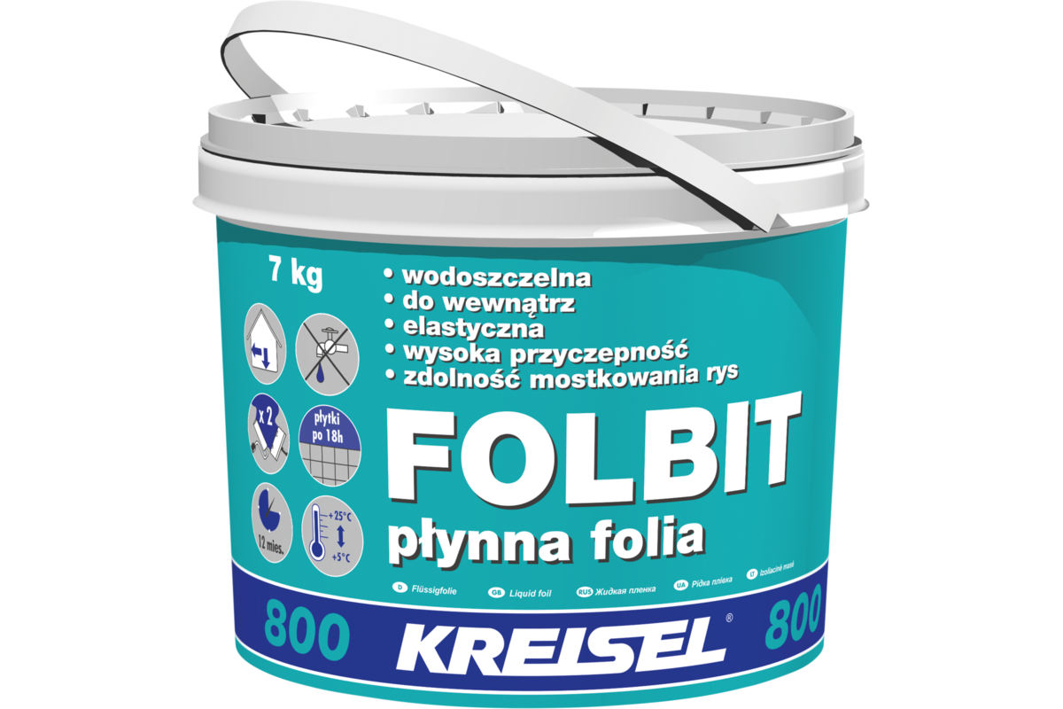 Płynna folia Folbit 800 wewnętrzna 7 kg KREISEL - Bricomarche.pl