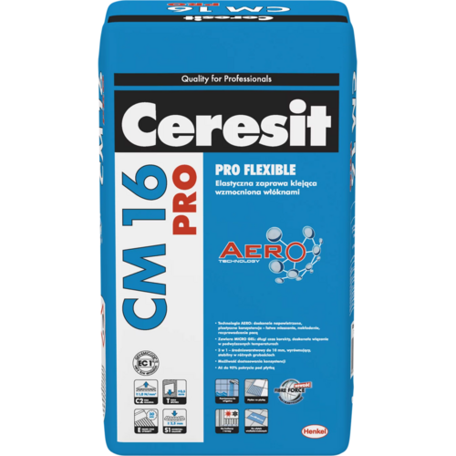 Wysokoelastyczny klej żelowy do płytek AERO C2TES1 CM 16PRO 25 kg ...