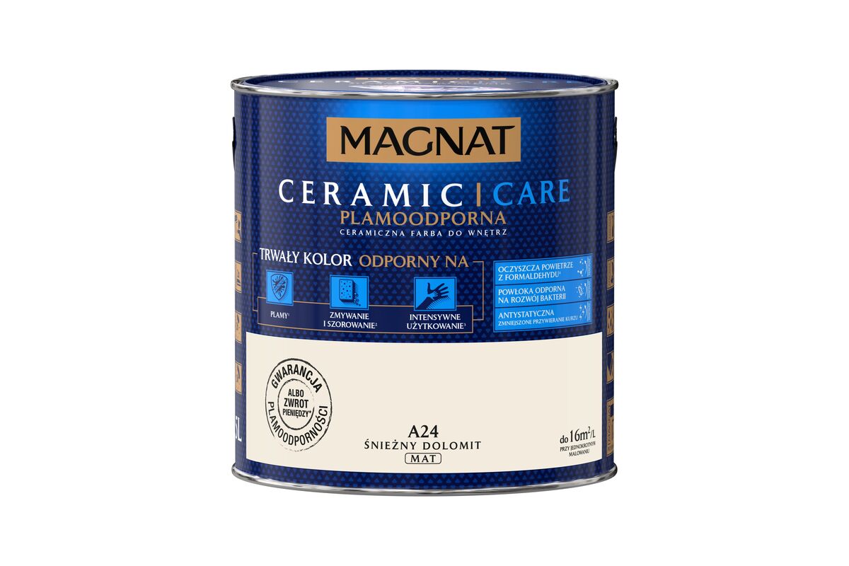 Farba ceramiczna MAGNAT Ceramic Care śnieżny dolomit A24 2,5 l ...