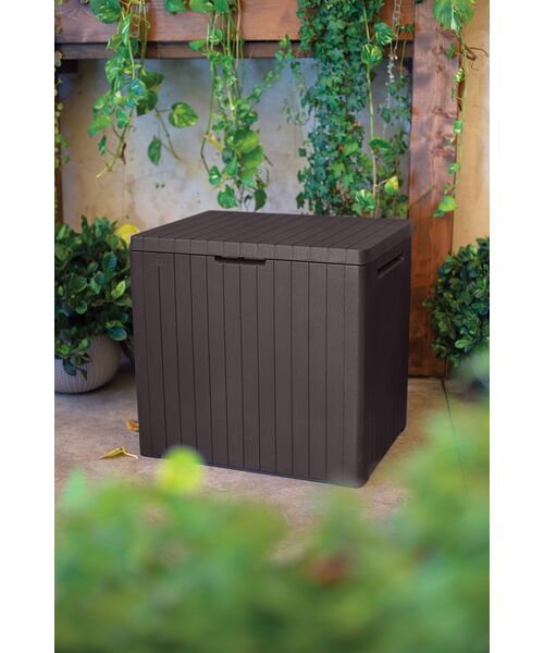 Skrzynia ogrodowa City storage box 113 L brązowa Keter - Bricomarche.pl