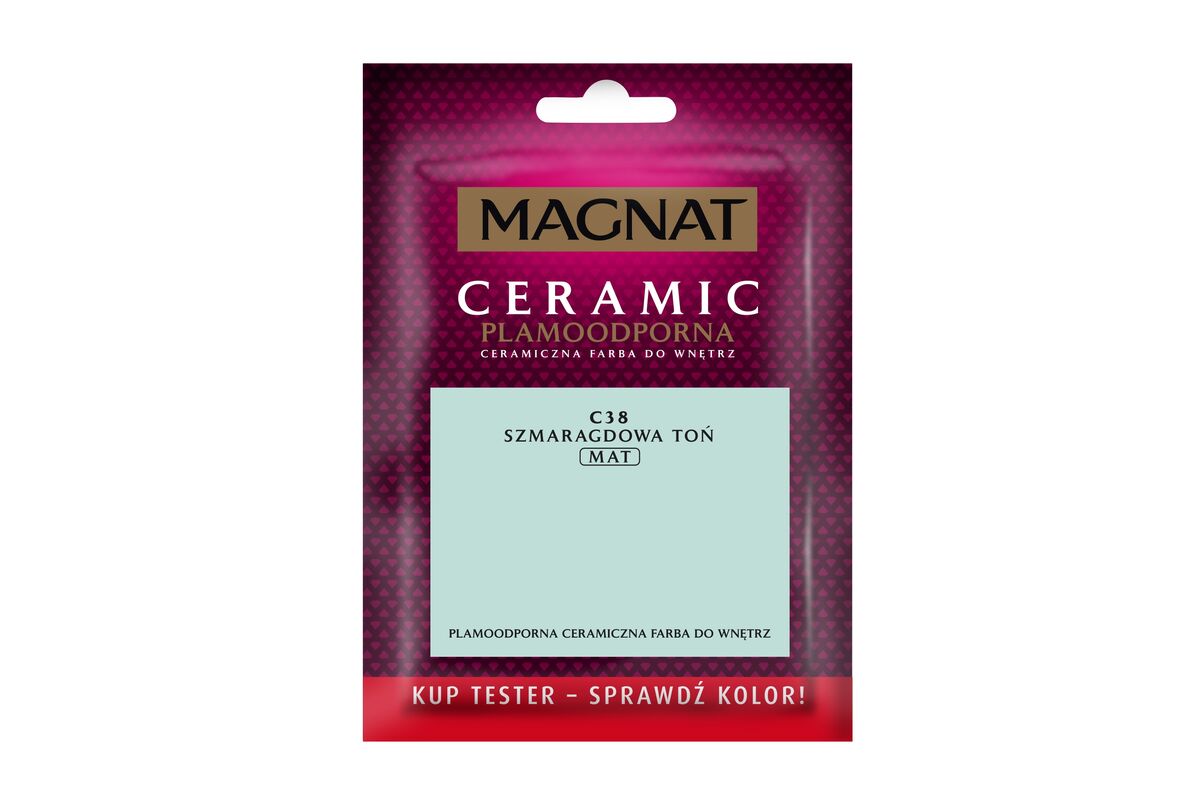 Farba ceramiczna MAGNAT Ceramic TESTER szmaragdowa toń C38 30 ml ...