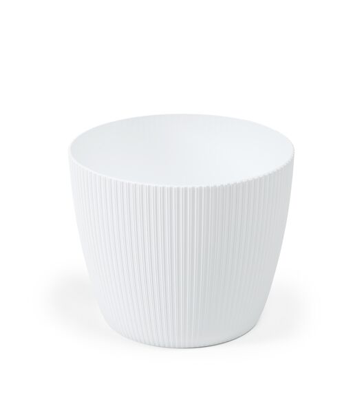 Osłonka-doniczka MAGNOLIA jumper fi 26 biały Lamela - Bricomarche.pl