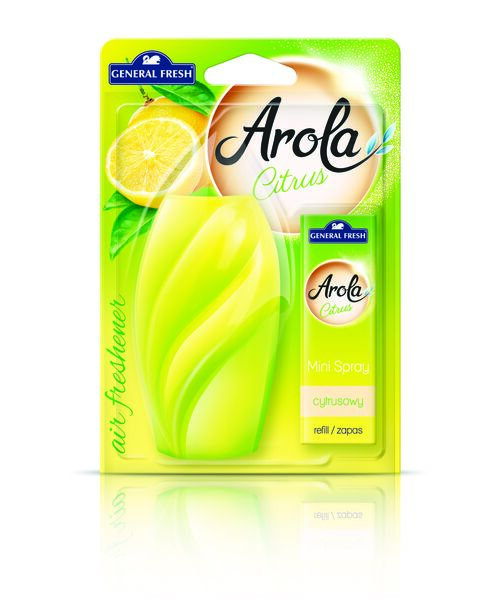 Odświeżacz Arola mini spray 15 ml cytryna General Fresh - Bricomarche.pl